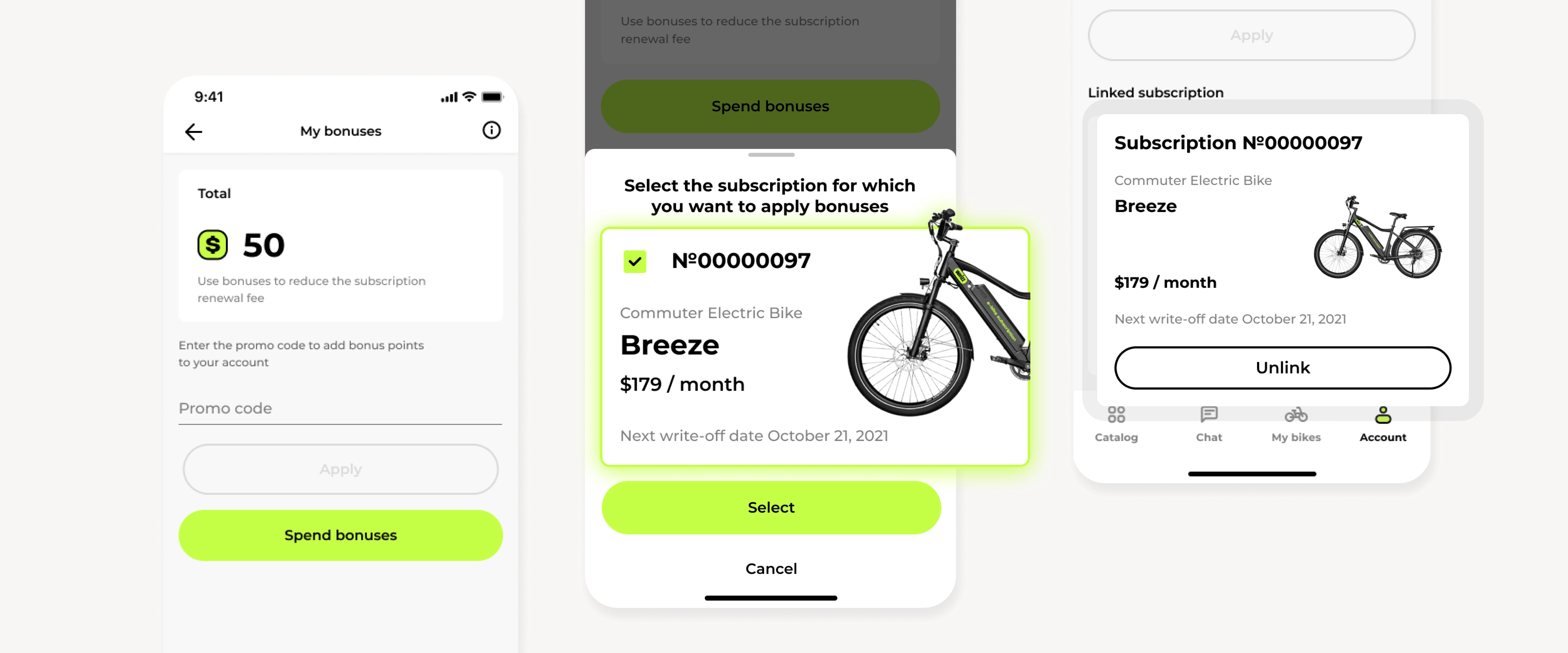 Мобильное приложение для аренды электровелосипедов | Friflex